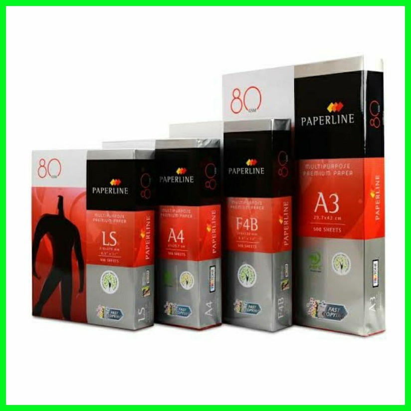 PAPERLINE PREMIUM BOND PAPER 80 GSM (Short/Long/A4/A3) | Shopee Philippines