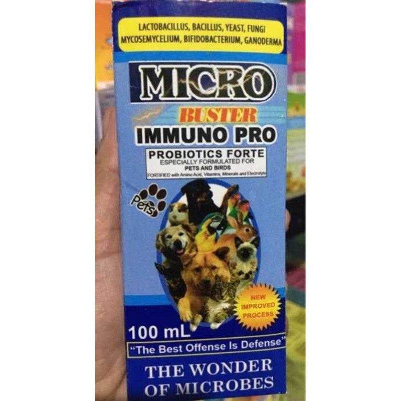 Micro Buster Immuno Pro Probiotics Forte For Pets (100Ml) 3 | Shopee ...