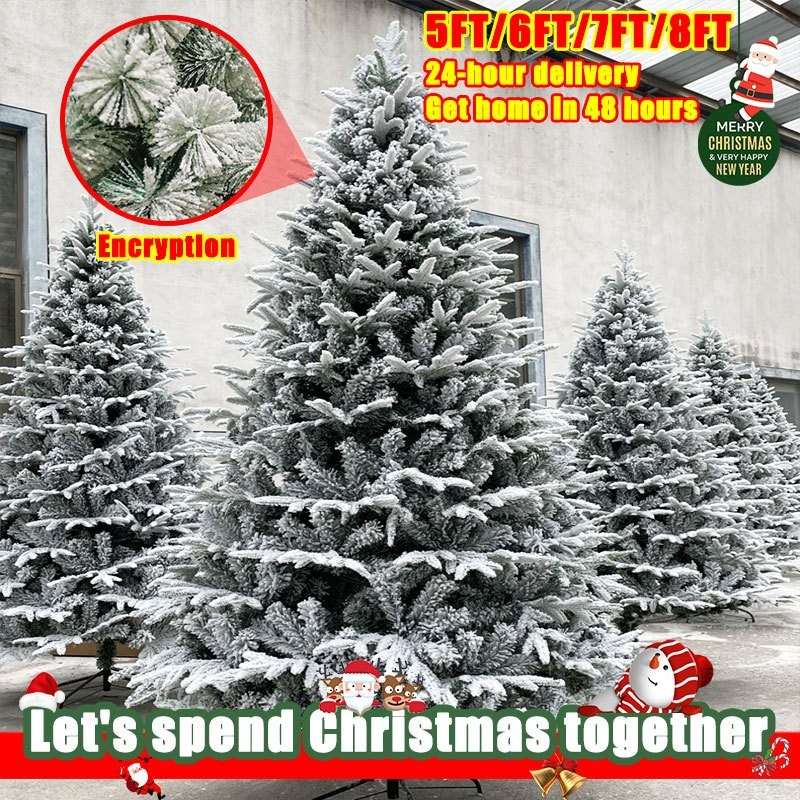 Christmas tree 5FT/6FT/7FT/8FT delicate emulation Xmas Decor Artificial ...