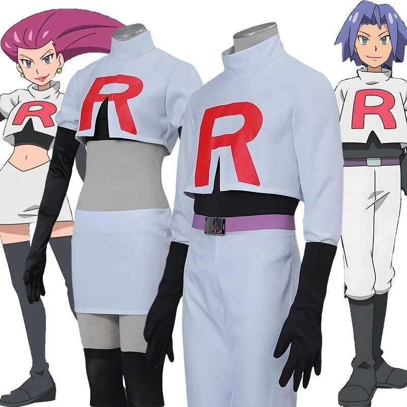Anime And Team Rocket Jessie Musashi James Kojirou Halloween Cosplay ...