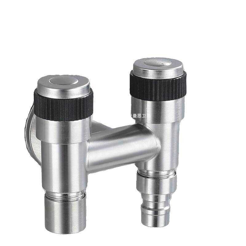 3-Way Angle Valve One Inlet Two Outlets Faucet Switch One Split Two ...