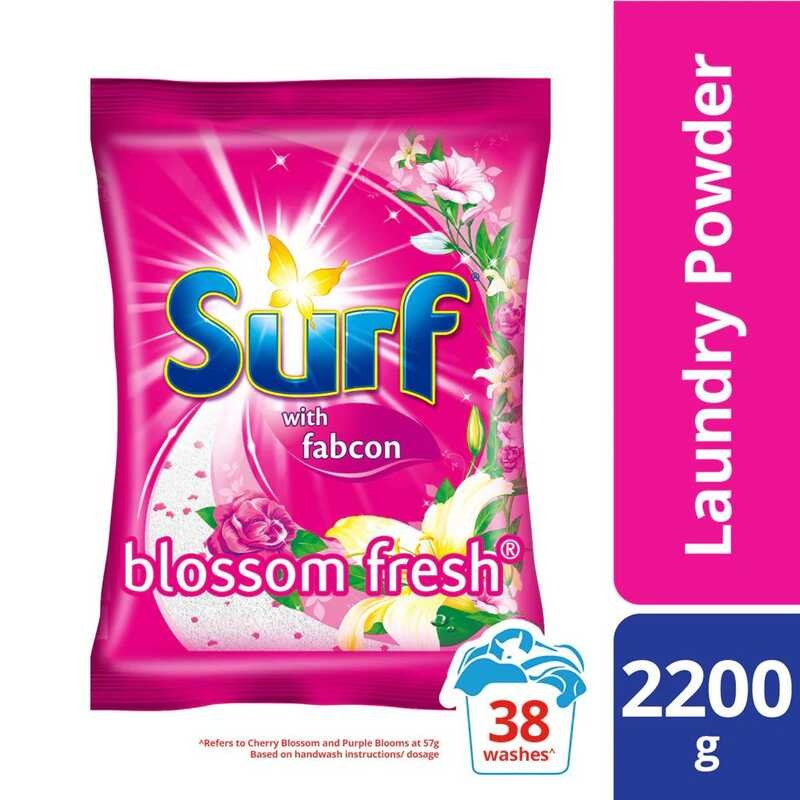 SURF POWDER LAUNDRY DETERGENT 2.2Kg (2200G) PER POUCH 6C14 | Shopee ...