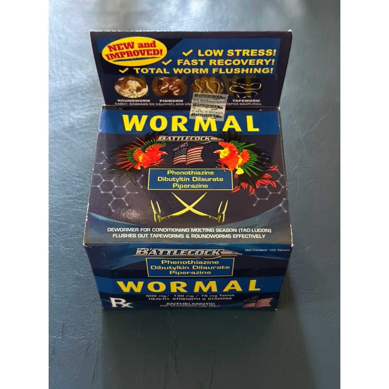 Battle Wormal For Pets Gamefowl Chickens, Birds, Pigeons (Dewormer ...