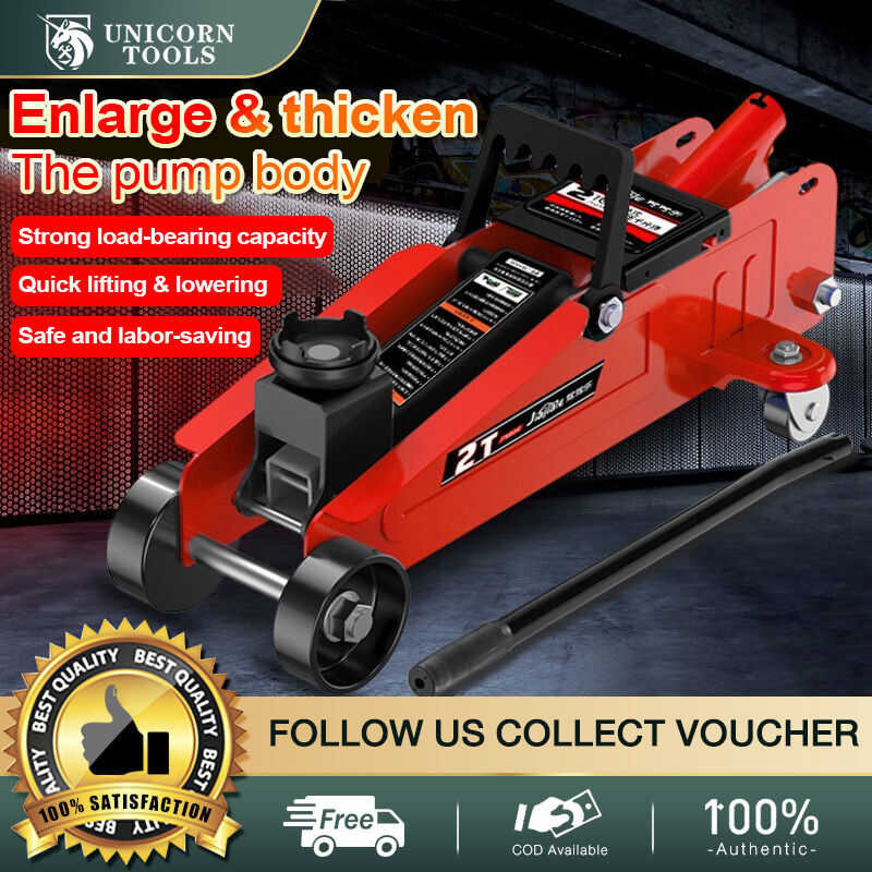 Hydraulic Floor Jack Crocodile Low Lifting Quick Pump Car 2T 2Ton ...