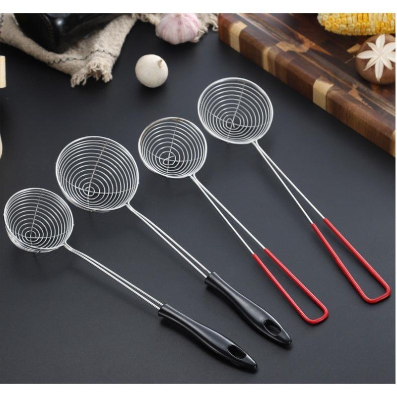 20/27/29cm Stainless Strainer Filter Spoon Milk Tea Small Ingredient ...