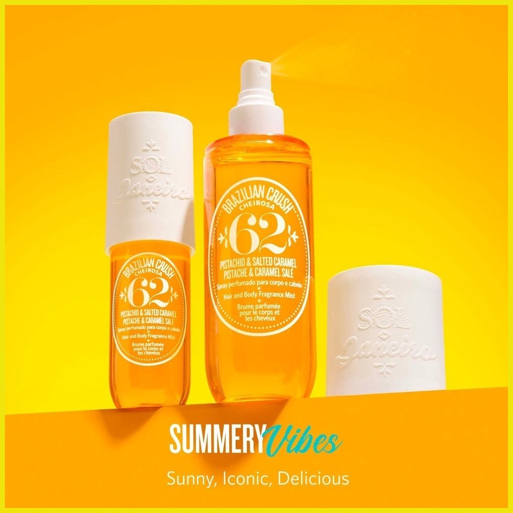 Hair Body Mist Perfume Long Lasting For Women 90ml Brazilian Crush ...