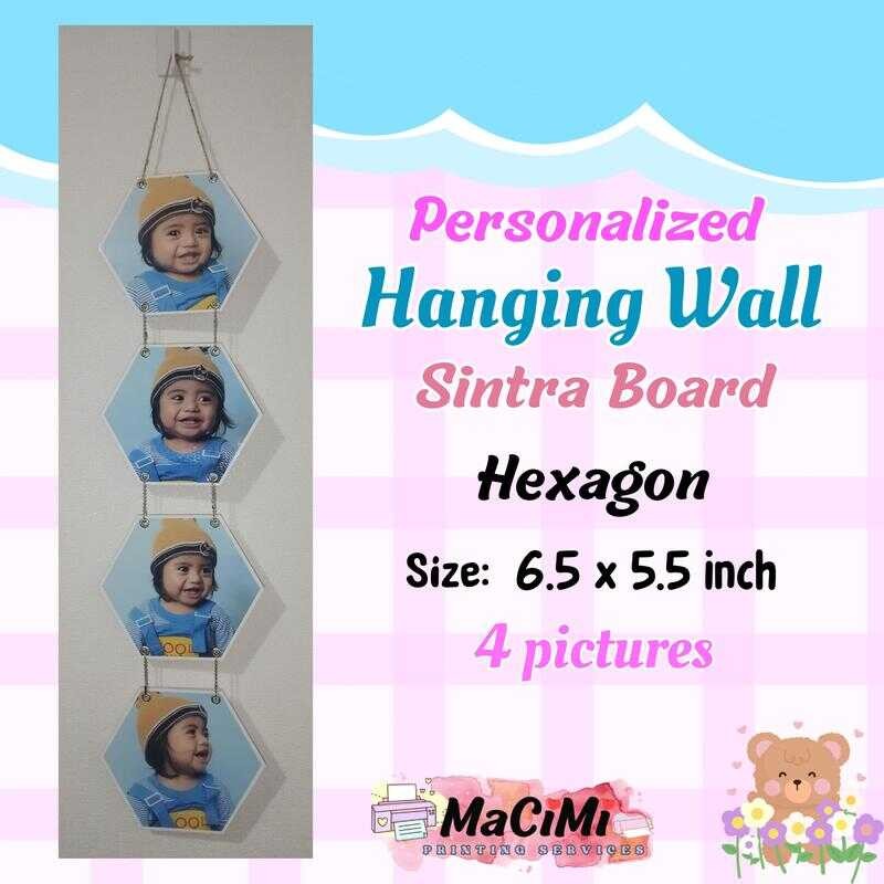 Personalized Hexagon Sintra Wall Hang Decor Poster Lightweight ...
