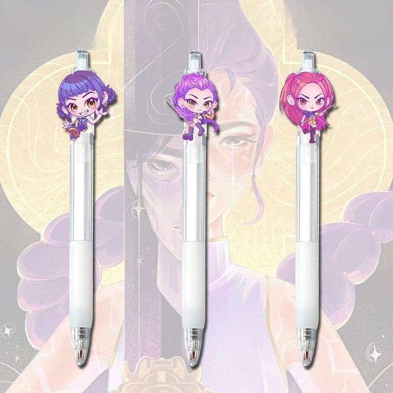 Kpop Demon Hunter Girl Group Ballpoint Pen Cartoon Print Student ...