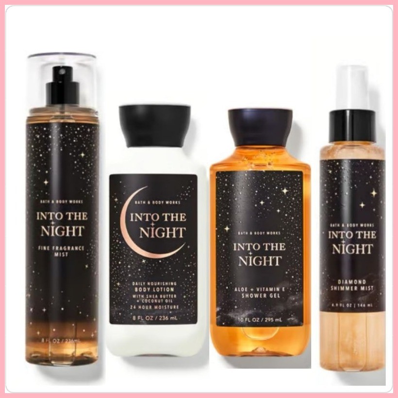 INTO THE NIGHT BATHS AND BODY WORKS BODY CREAM, MOISTURIZING BODY WASH ...