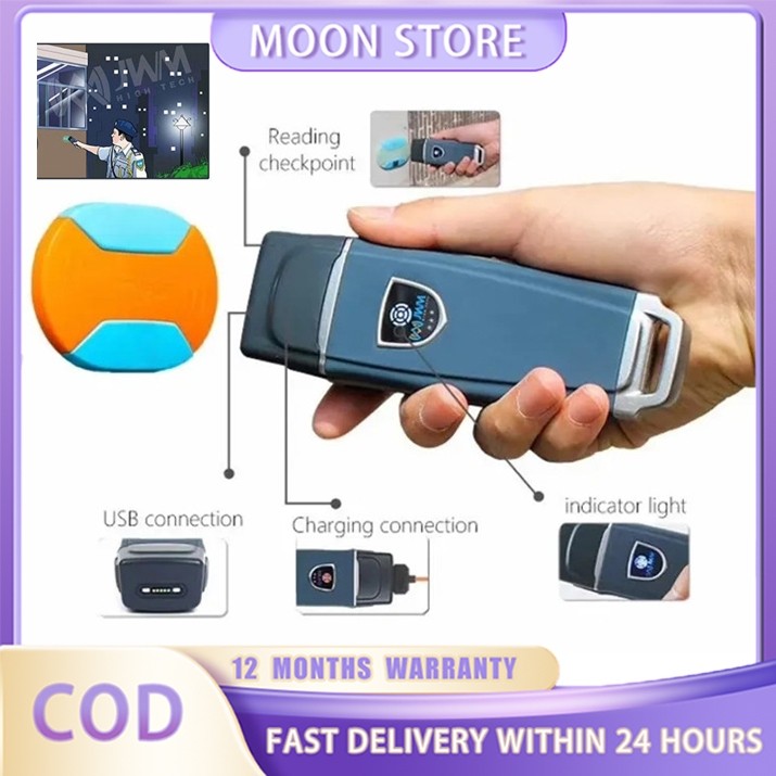 Guard Tour Patrol System With Free 5pcs Patrol Point Security Patrol ...