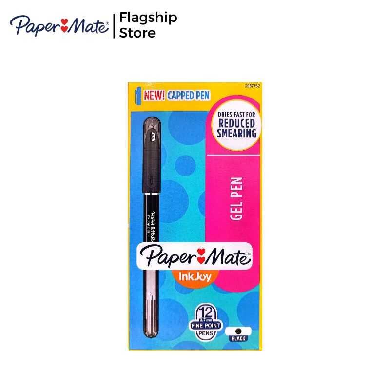 Paper Mate Inkjoy 0.7Mm Capped Gel Pen (Box Of 12S) 50E | Shopee ...