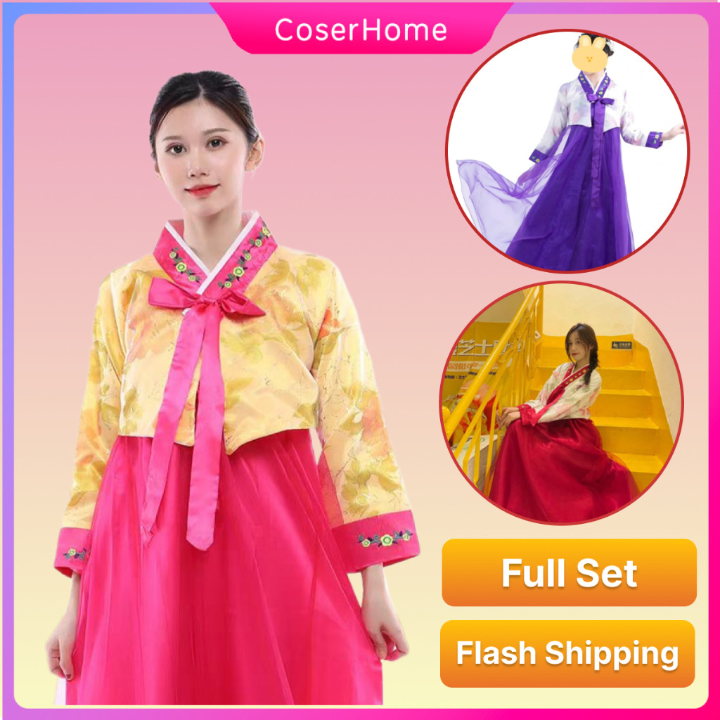 Full Set Hanbok Korean Costume for Women Adults Dress United Nation UN ...