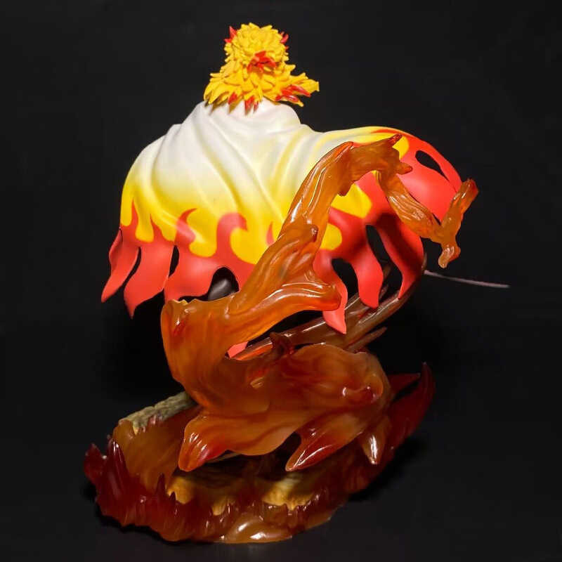 9C Damo Maru Demon Slayer GK Kyojuro Rengoku Standing Flame Scene ...