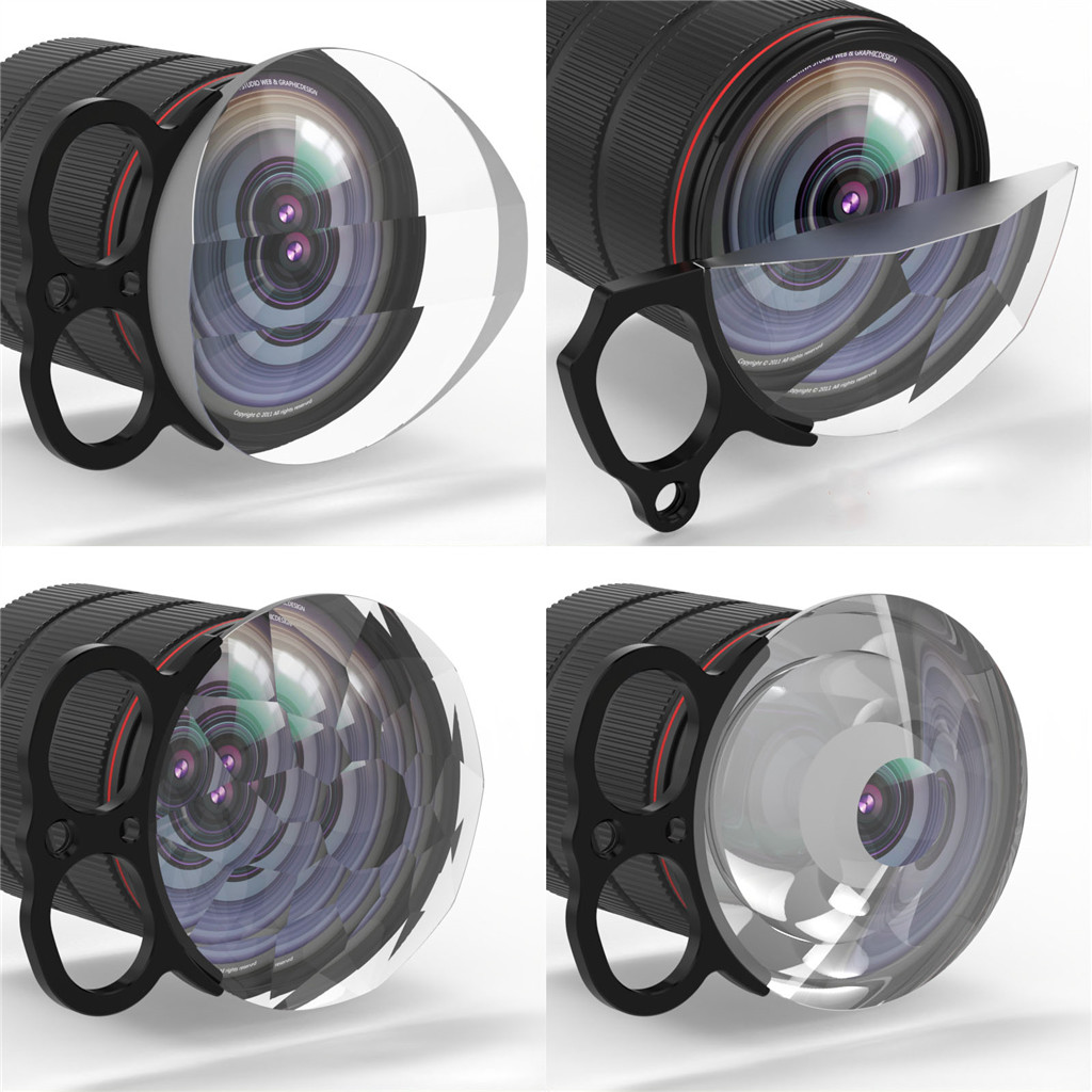 Glass Prism lens Filter SLR Camera Filter Photography Vedio Camera ...