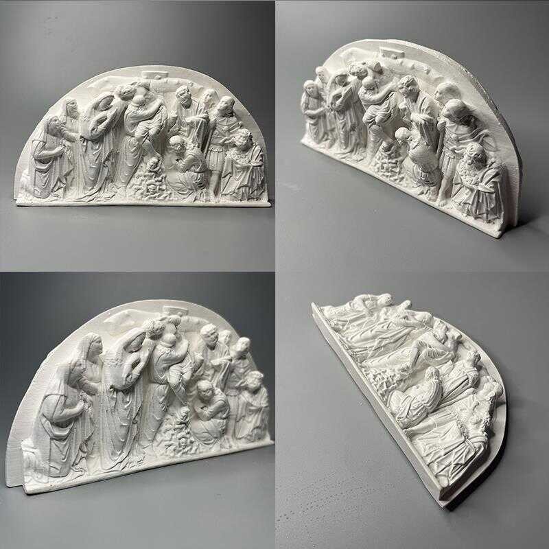 Nordic INS Relief Figure Sculpture Plaster Statue Home Decoration ...