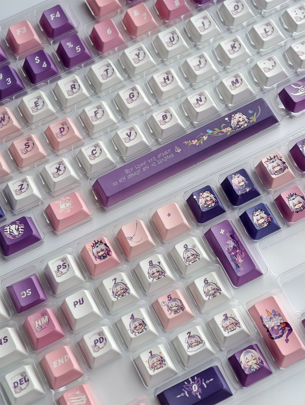 Castorice Keycaps 130 Keys MOA/Cherry Profile PBT Dye Sublimation ...