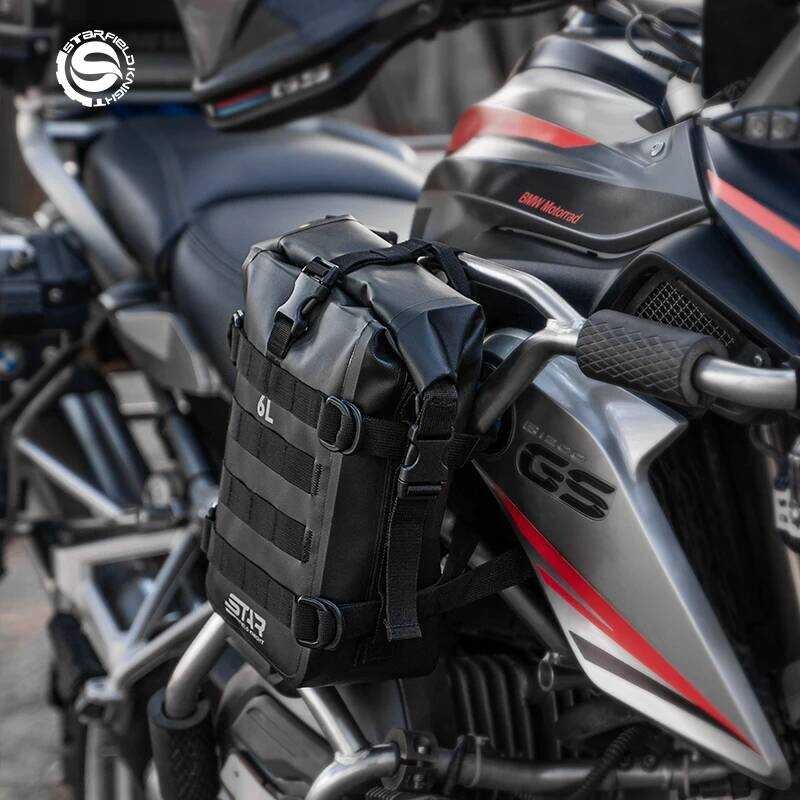 Xj SFK Motorcycle Bumpers 6L Waterproof Side Frame Pack Crash Bar ...