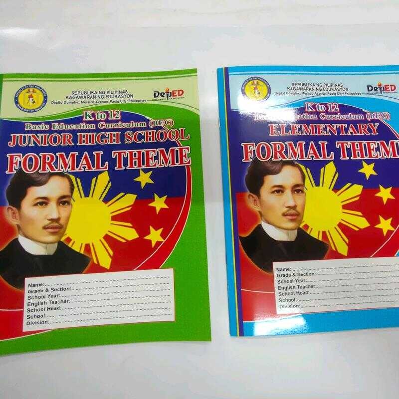 Deped Formal Theme Elementary & Junior High School Books For Elementary ...