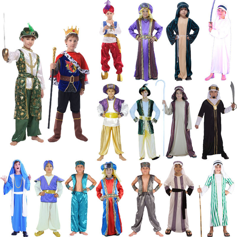 Dance Costumes Performance Costumes Halloween Indian Aladdin Magic Lamp ...
