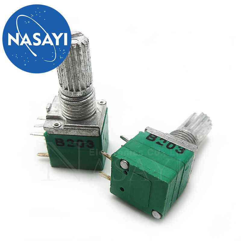 5Pcs 5-Pin Single Channel Audio Amplifier Potentiometer Rv097ns B20k ...