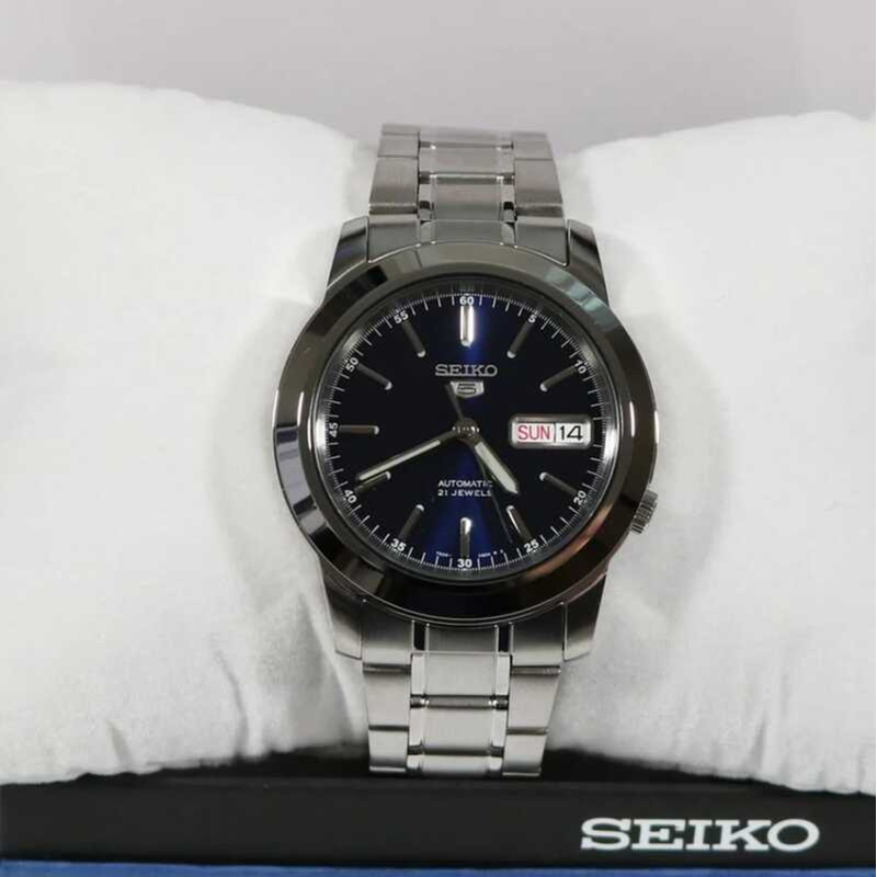 Seiko 5 Snke51j1 Automatic Blue Dial Stainless Steel Men's Watch 9Ff ...