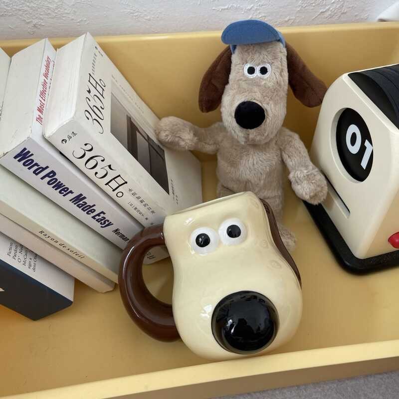 Dreamy Wallace & Gromit Ceramic Water Cup Creative Large-Capacity Mug ...