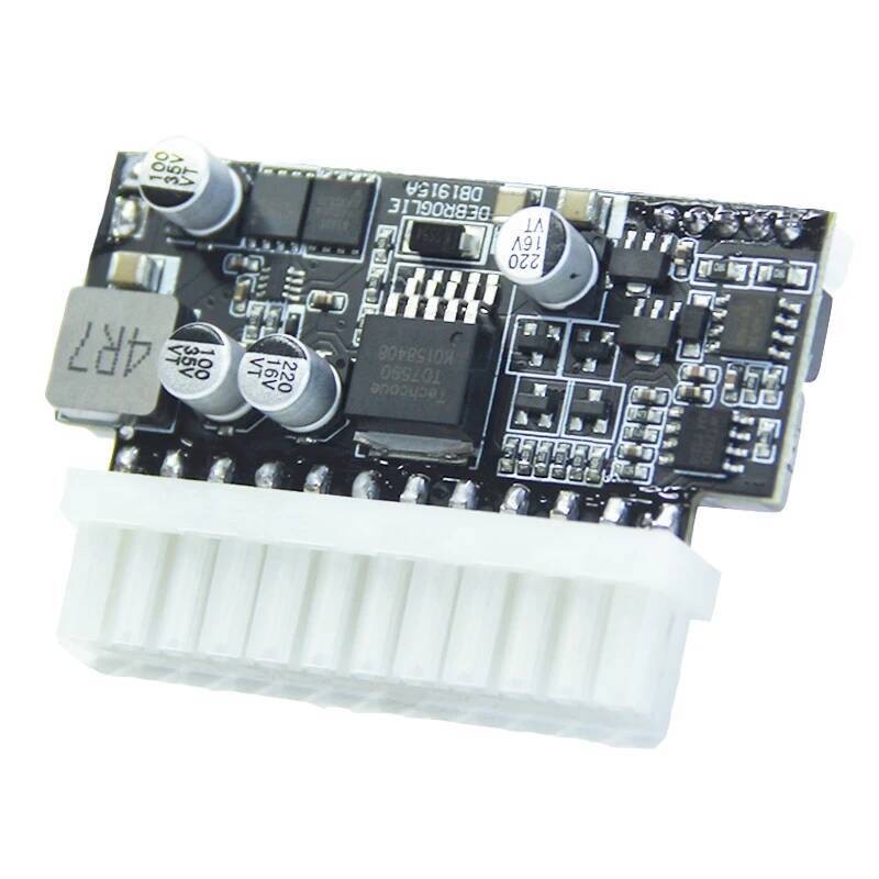 16-24V Wide voltage 200W Pico ATX Switch Mining PSU 24pin MINI ITX DC ...