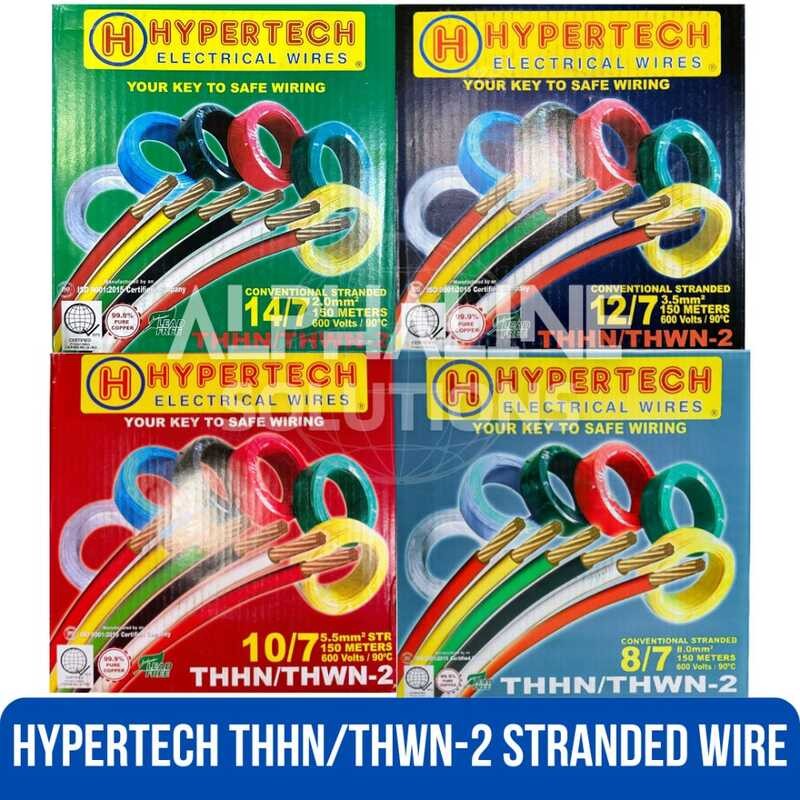 Hypertech THHN Stranded Wires - Pure Copper -150 Meters 212 | Shopee ...