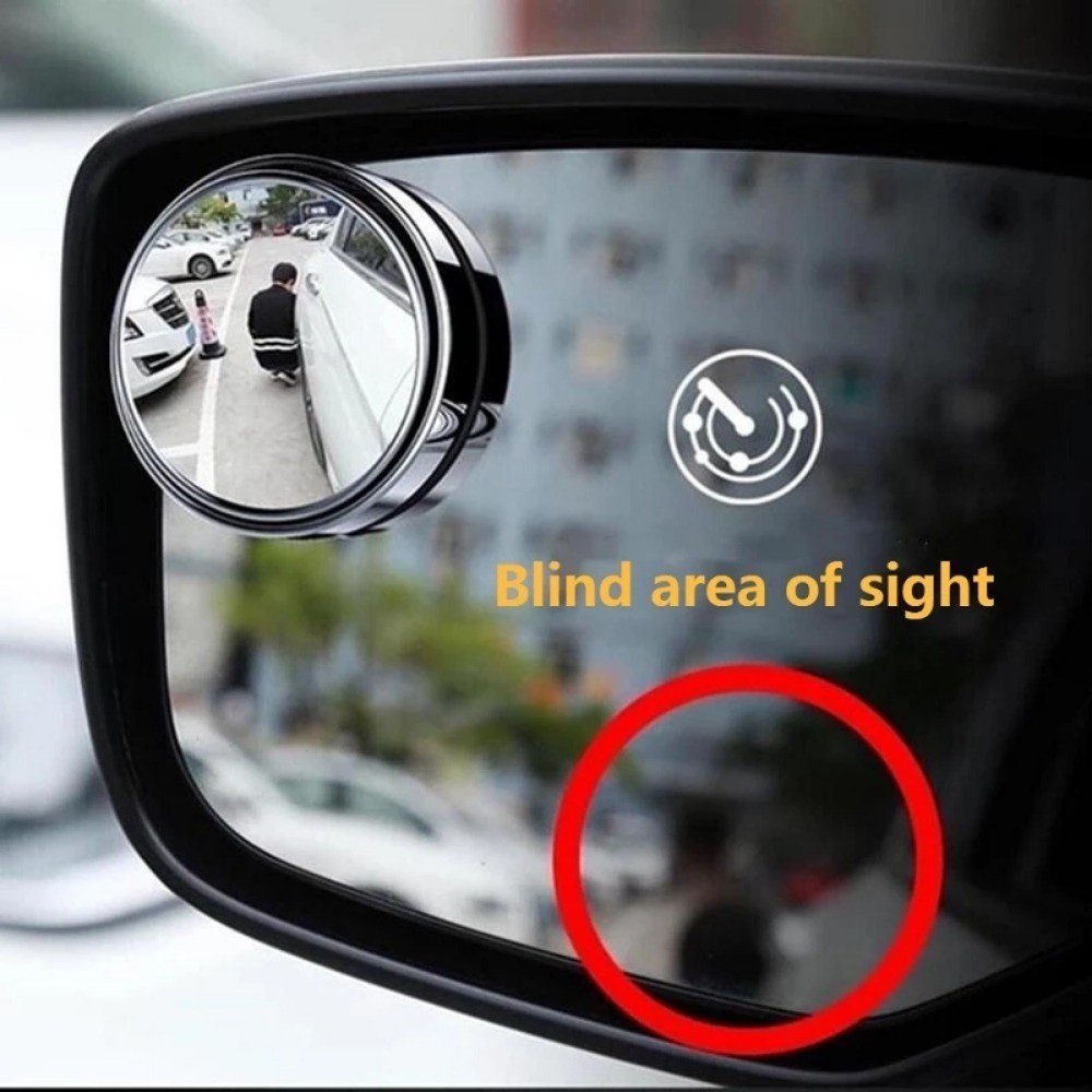 2Pcs BYD Car Waterproof Full-vision Adjustable Blind Spot Mirror Auto ...