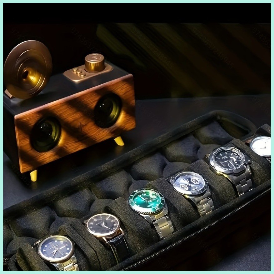 Slot Portable Watch Organizer Box | Travel-Friendly Storage Case ...