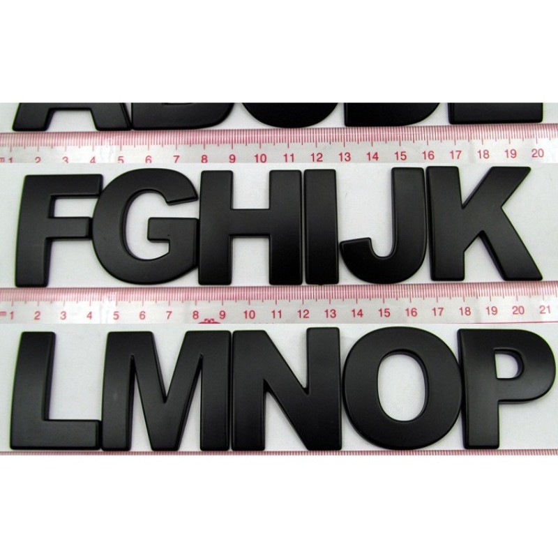 Cod 1PC 45mm 3d Sticker Car Sticker Design Stickers Letter Sticker Car ...