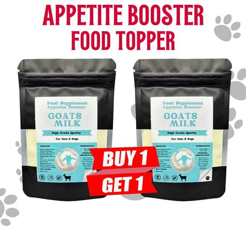 GOATS MILK FOR DOGS AND CATS APPETITE BOOSTER FOOD TOPPER REPLACEMENT ...