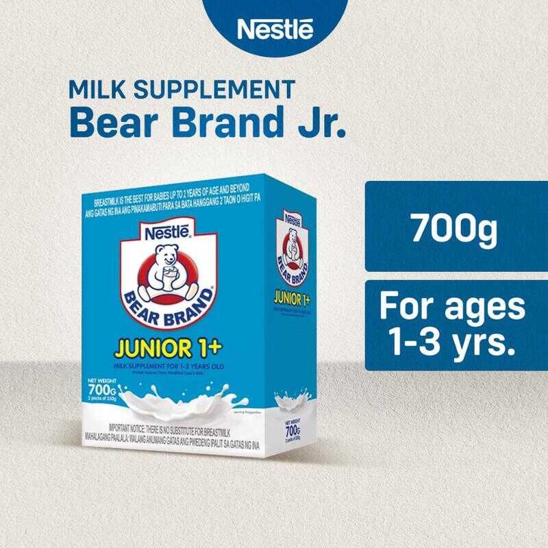 BEAR BRAND Junior Milk Supplement For Children 1-3 Years Old 700G 3Ba 428 91C | Shopee Philippines