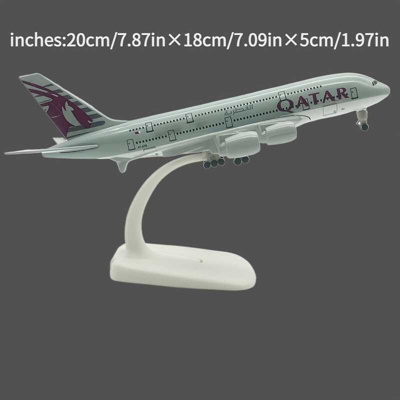 Tt R A380 Airplane Model, Grey Aluminum Alloy Static Simulation ...