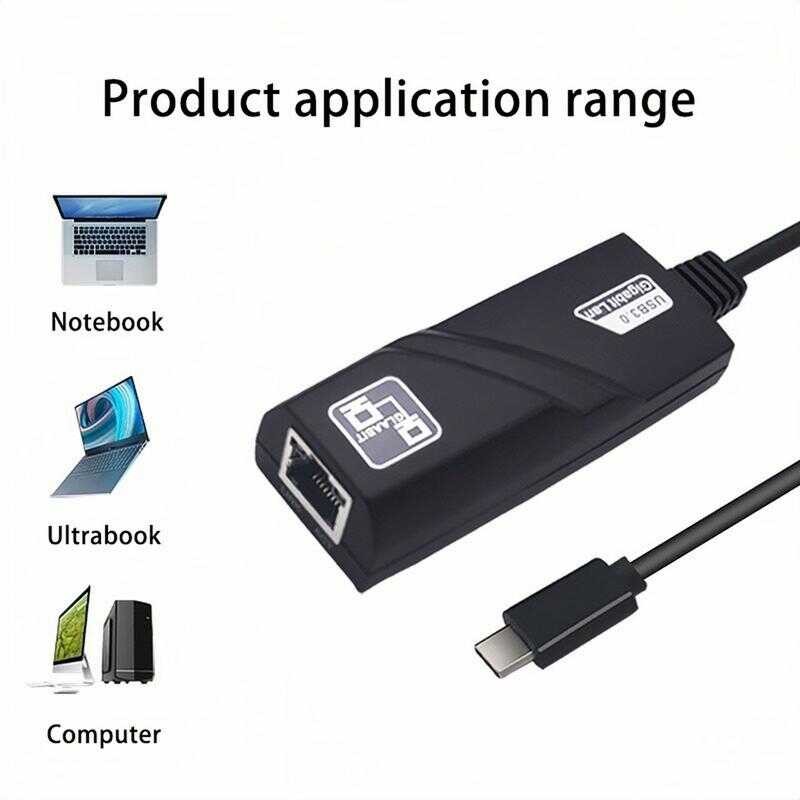 USB To Lan 3.0 10/100/1000 Mbps Gigabit Rj45 Ethernet LAN Network ...