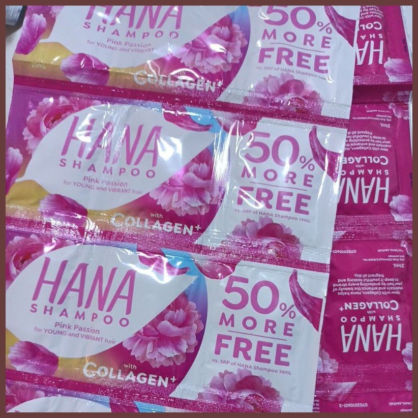ↂ Buy 12 Sachets Hanna Shampoo Pink Passion with Collagen | Shopee ...