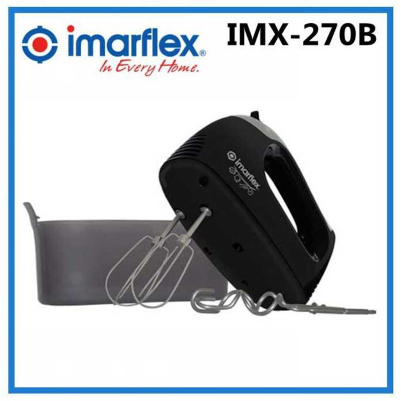 Imarflex Imx-270B Electric Hand Mixer (Black) 6Cd | Shopee Philippines