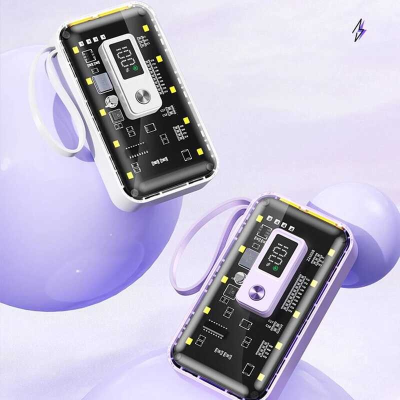 DIY Kit Portable Power Bank Transparent Case USB Fast Charging ...