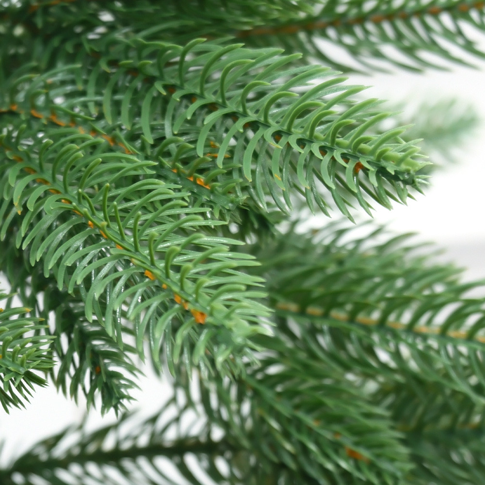 NUVOX 2025 New Five-forked PE Christmas Tree 55cm Mini Green In The Desktop for Easy Setup ...