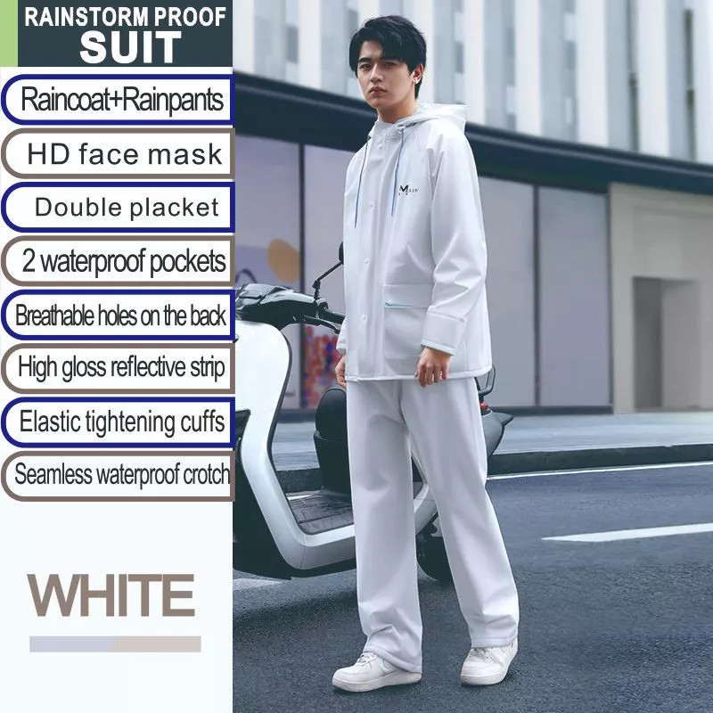 Latest fashion raincoat suit rainproof universal motorcycle riding ...