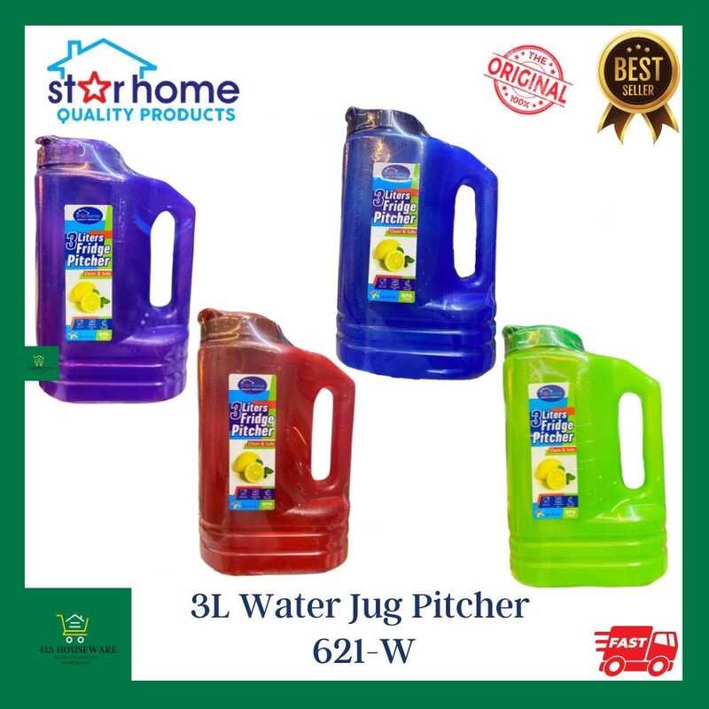 L Handy Water Jug Pitcher Juice Container Tubigan Jag Palamigan Sa Ref ...