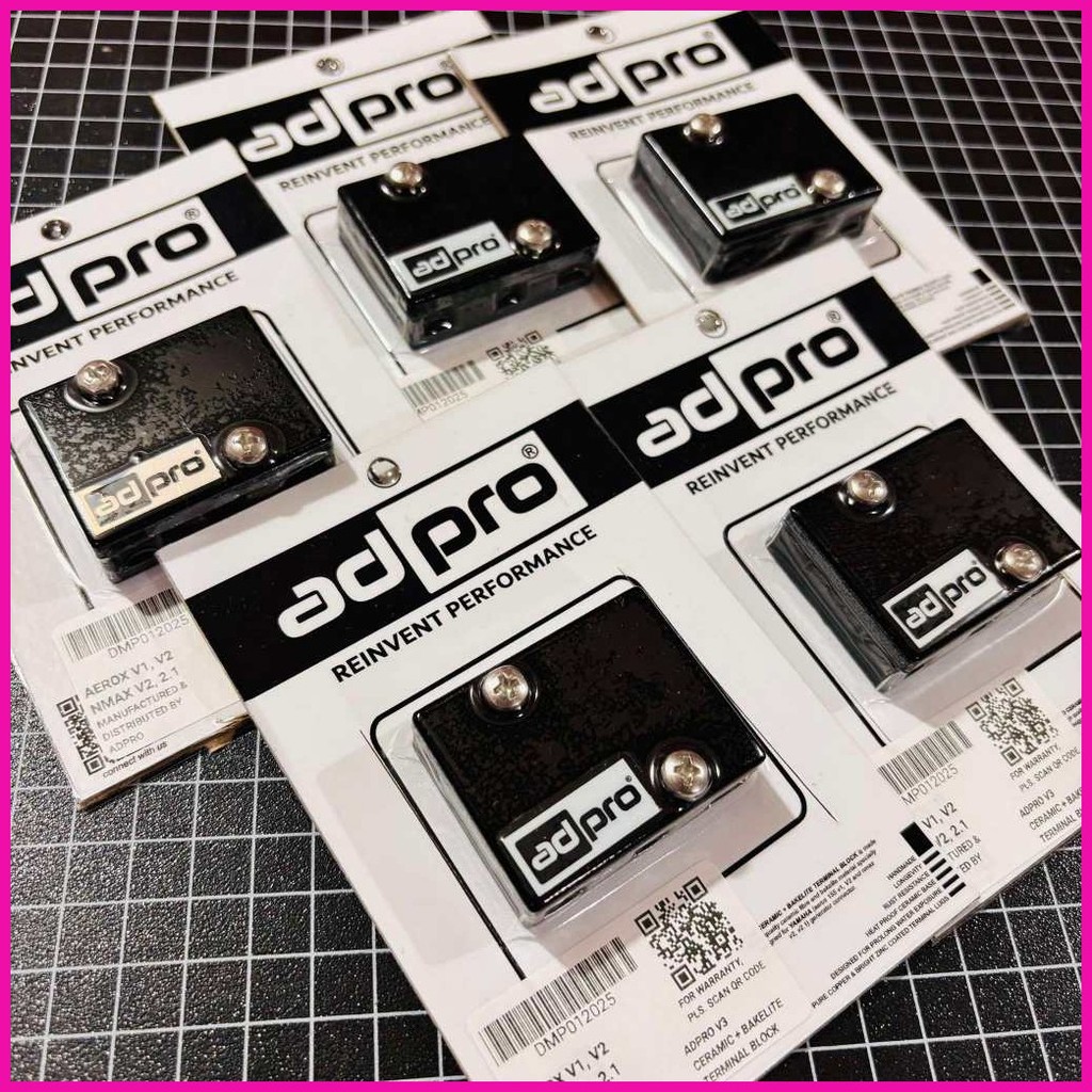 ADPRO V3 CERAMIC + COMPOSITE TERMINAL BLOCK for AEROX V1 V2, NMAX V1 ...