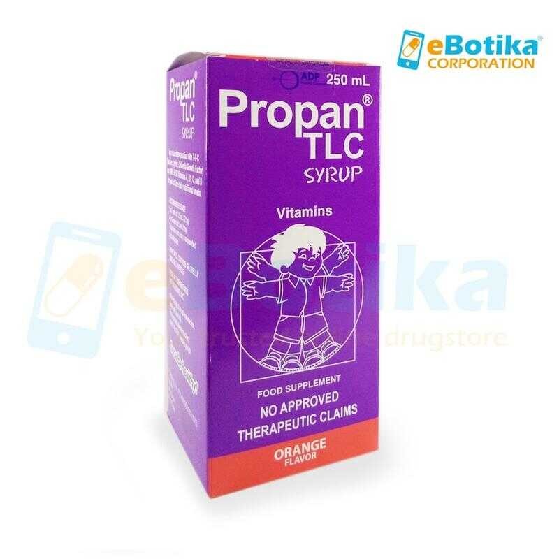 Propan TLC 250Ml Syrup Vitamins Orange Flavor Aea | Shopee Philippines