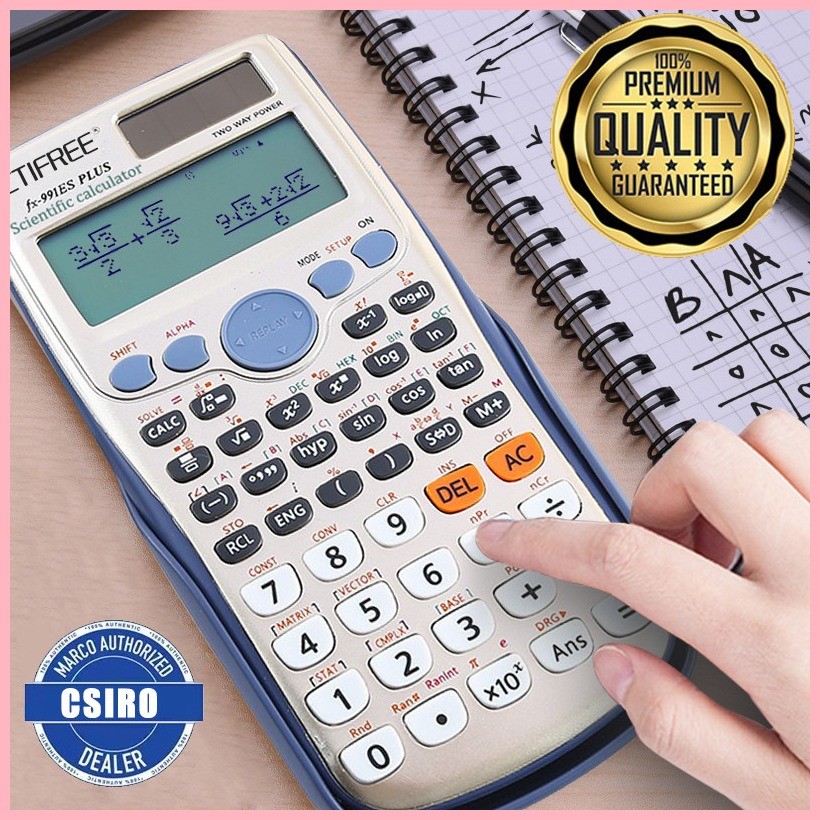 Scientific Calculator Casio Function Calculator fX-991ES Plus Heavy Duty Engineering Calculator ...
