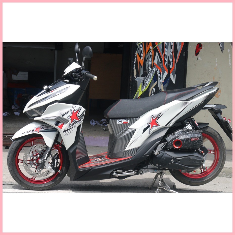 Honda Click 125i V3 V4 Simple Star Edition Decals sticker | Shopee ...