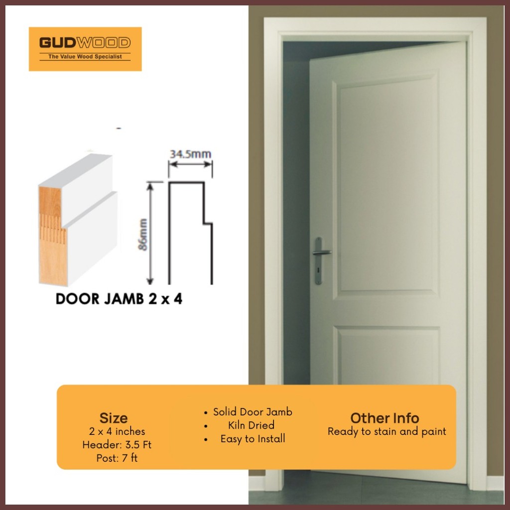 Matimco Gudwood Door Jambs Ready to Install (Hamba ng Pinto) Affordable ...