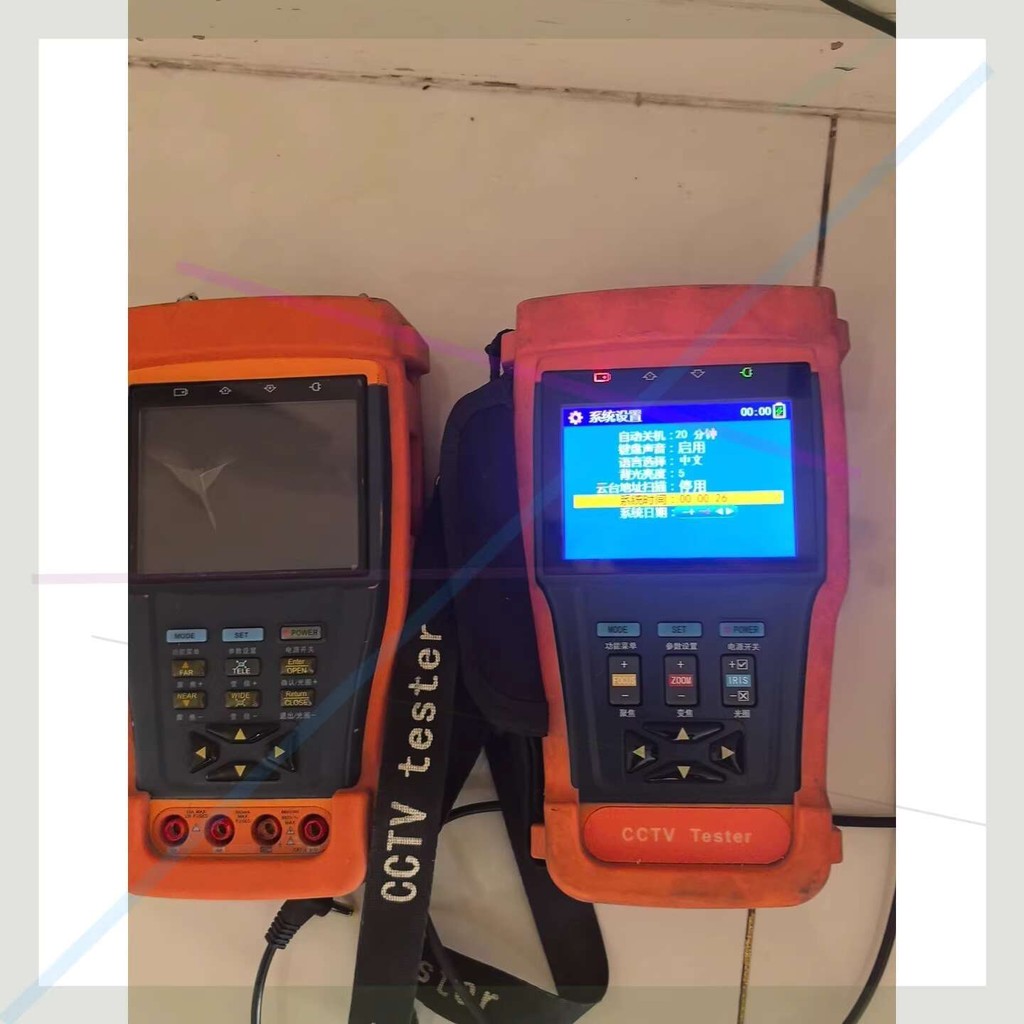 CCTV Tester Engineering Tool Both Power On Normally. Function Display ...