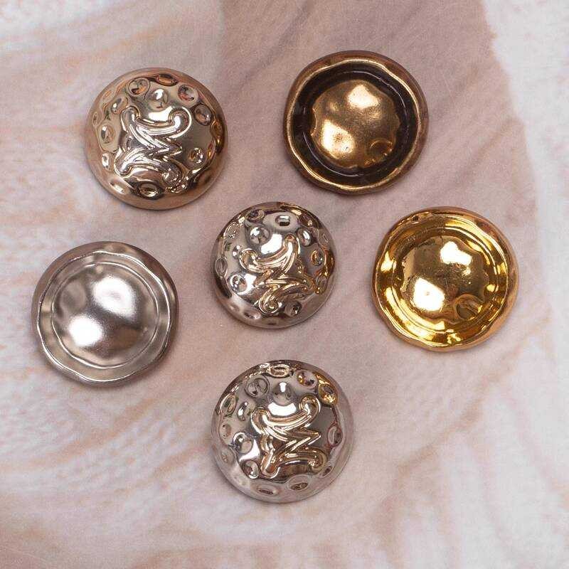 Fashion Street Style Mushroom Head Antique Gold Metal M Combination ...