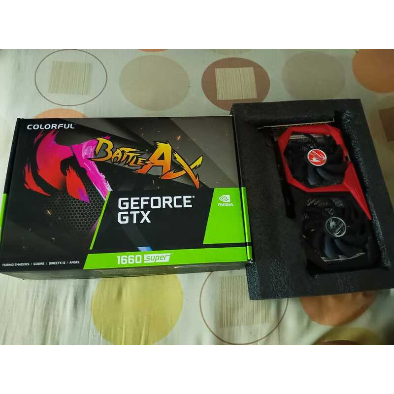 Used Colorful Geforce GTX 1660 Super NB 6G-V Graphic Cards Dce | Shopee ...