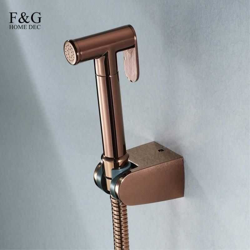 Tt Rose Gold Douche Kit Hand Held Sprayer Stainless . Toilet Bidet ...